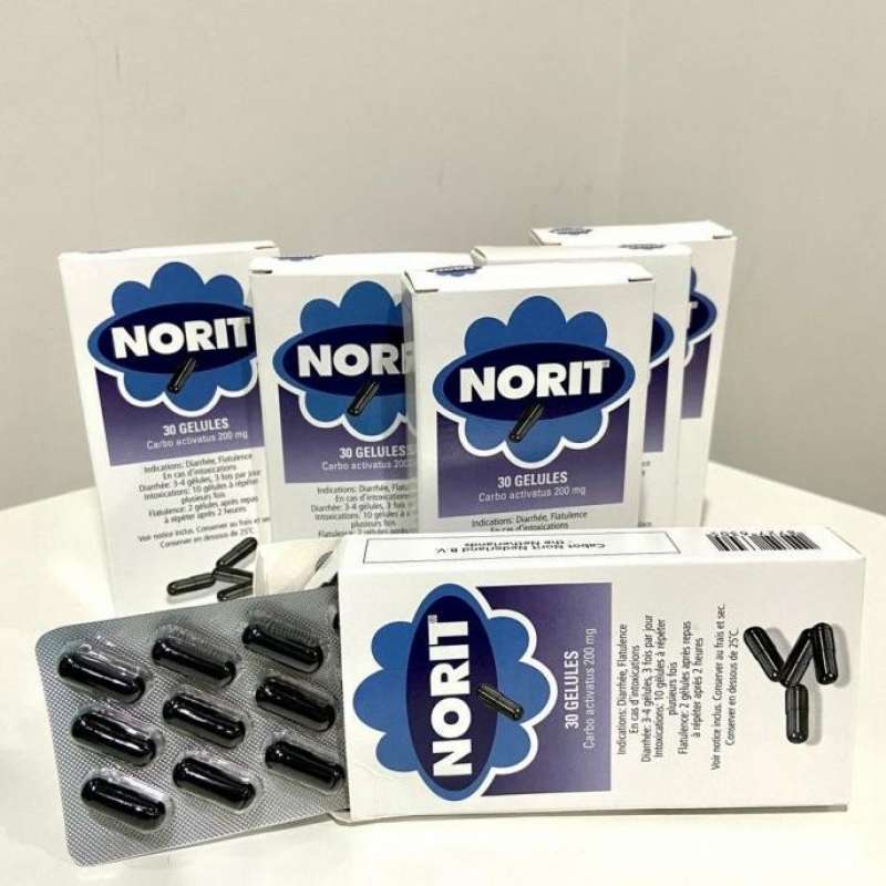 Jual Norit Carbo Activatus 200mg Isi 30 Kapsul Impor Singapore Di ...