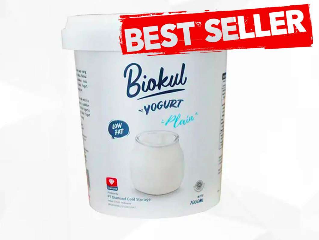 Jual (BIOKUL) Yogurt Stirred Plain 1 Liter / 1000 ML di Seller MITRA ...