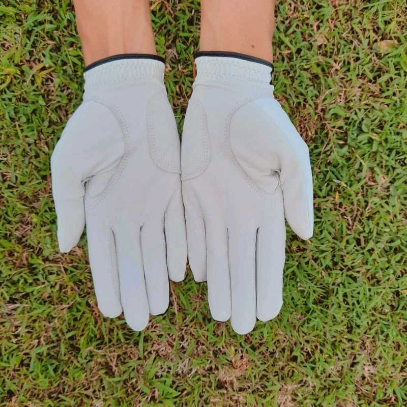 Jual Sarung Tangan Golf Pria Sepasang Kiri Kanan Original Leather Full Kulit Soft Asli Anti ...