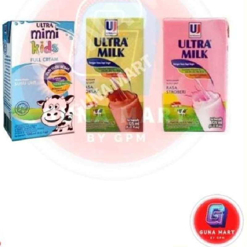 Jual SUSU UHT ULTRA MILK MIMI KIDS 125 ML SATUAN di Seller Gunamart ...
