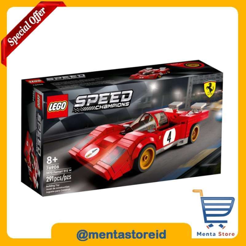 Promo LEGO Speed Champions 76906 1970 Ferrari 512 M Race Cars Collect ...