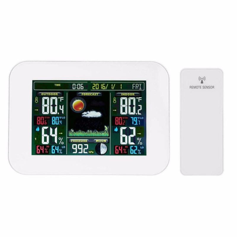 Jual H-IKEA Wireless Digital Weather Station Clock With Temp And ...