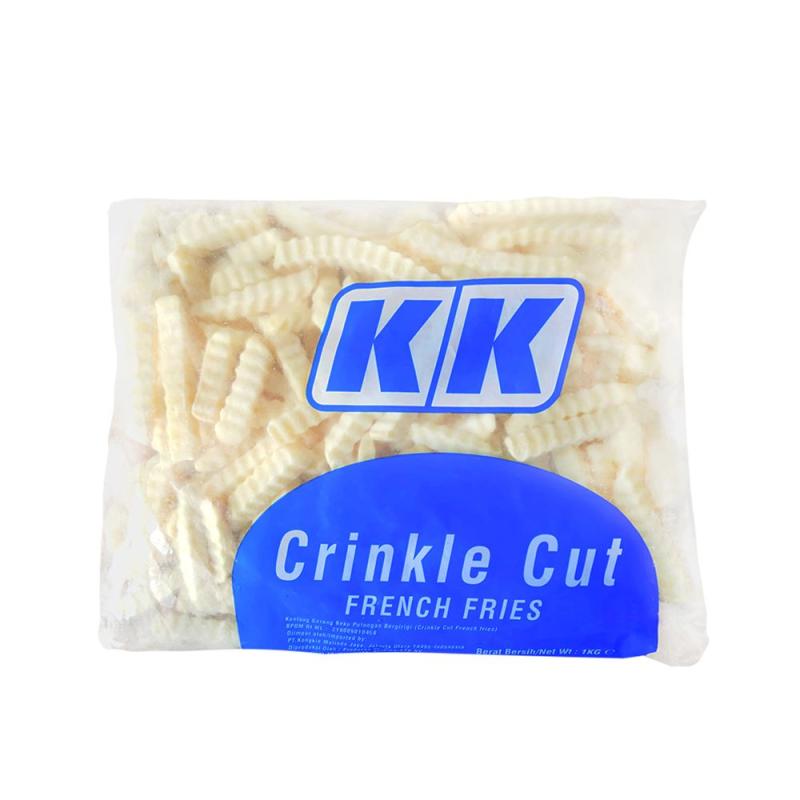 Jual KK Crinkle Cut French Fries [1 kg] di Seller VISHELLA FROZEN ...
