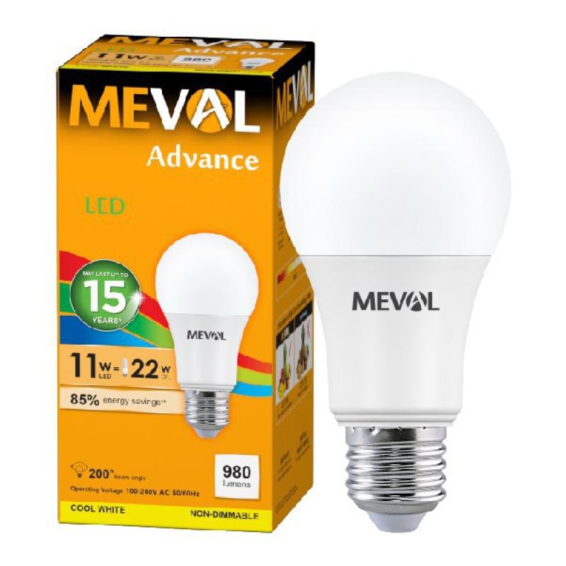 Promo Meval LED Bohlam Lampu Bulb - Cool White [11W] Diskon 25% di ...