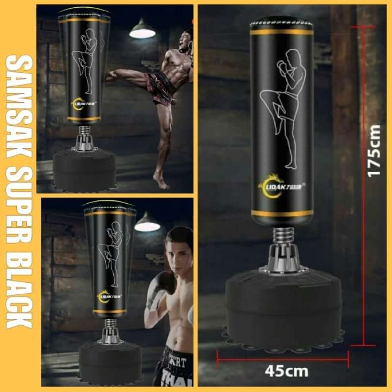 Jual Samsak Standing Super Black Original / Samsak Berdiri (import ...