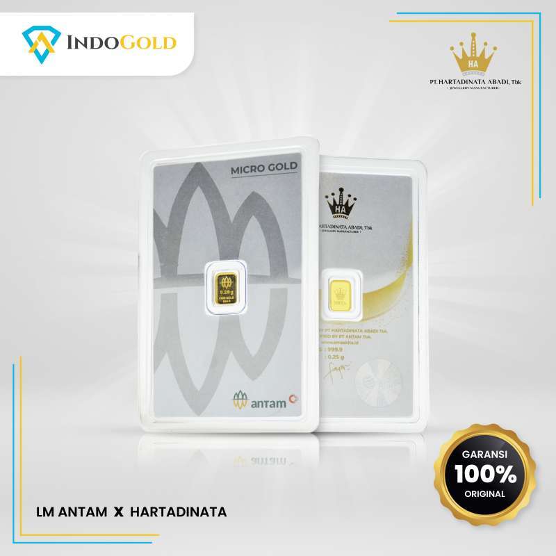Promo Logam Mulia Antam x Hartadinata 0.25 Gr Diskon 15% di Seller ...