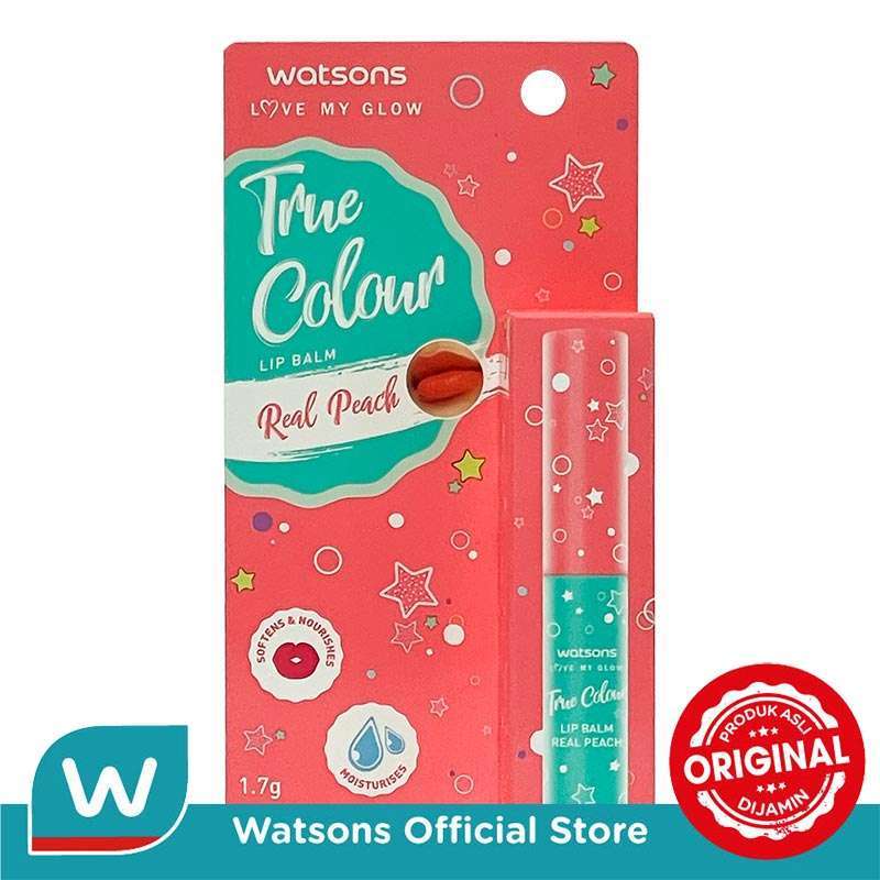 Promo Watsons True Color Lip Balm Real Peach 1.7G Diskon 48% di Seller ...