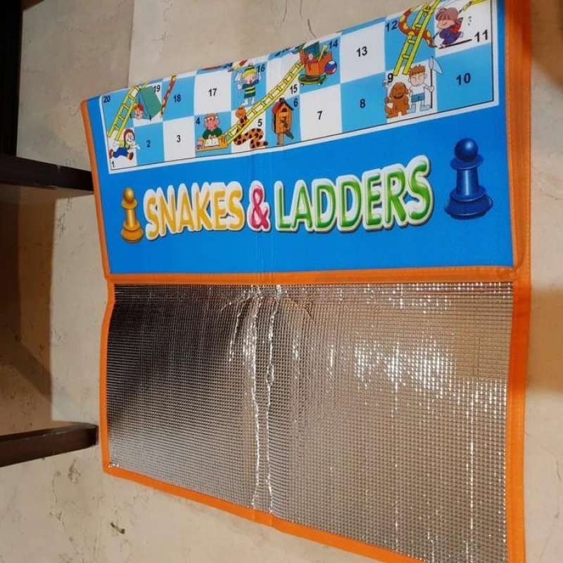 Jual Mainan Uar Tangga Karpet Snake And Ladders Giant Game Ular Tangga ...