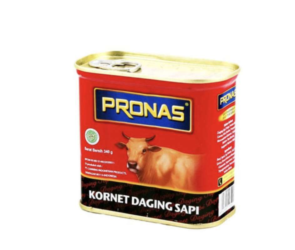 Jual Pronas Kornet Daging Sapi 340g Dus / Pronas Corned Beef Karton Di ...