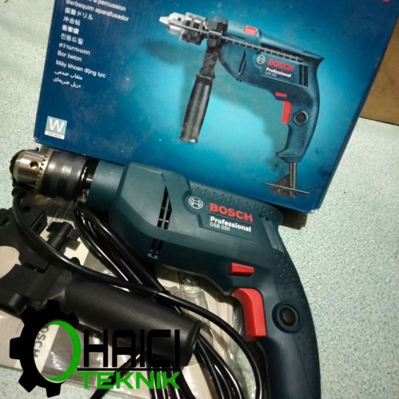 Promo Jual Mesin Bor Tembok Merk Bosch Gsb 550 Impec Driil Propesional ...