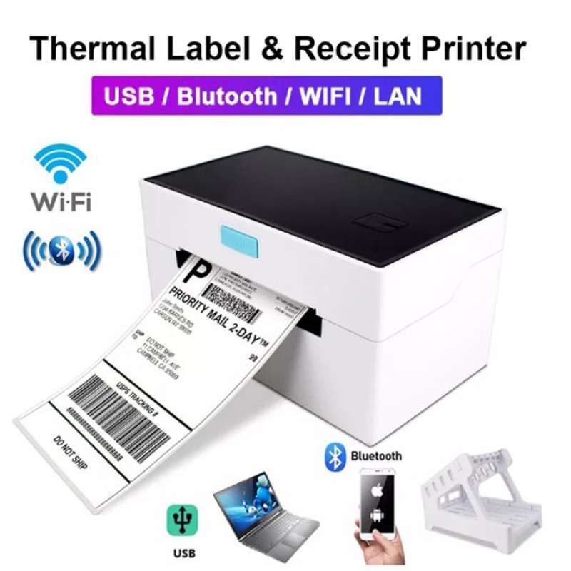 Jual Printer Thermal Bluetooth Barcode-Label cetak Alamat/Resi POS 9220 di Seller PurpleFish ...
