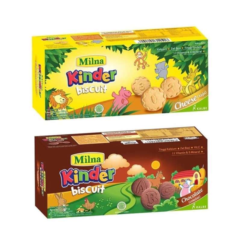 Jual Milna Kinder Biscuit Keju/coklat 110 Gr - Snack Bayi Di Seller ...