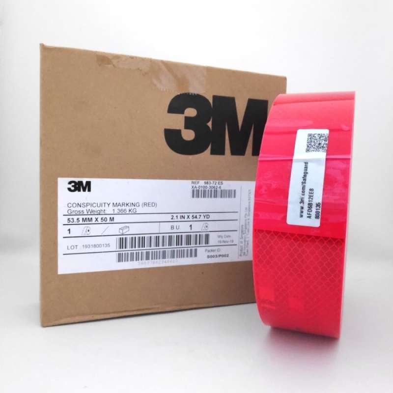 Jual Scotchlite/Stiker Reflektor - 3M MERAH (METERAN) - STANDAR DISHUB ...