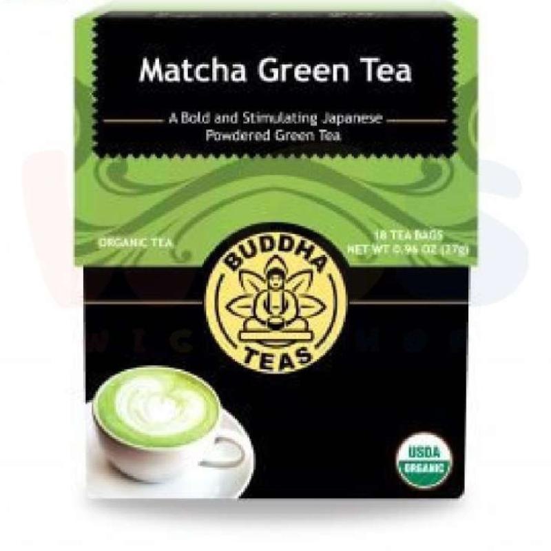 Jual Buddha Teas Organic Matcha Green Tea Japanese Blend 18s x 1.5g di ...
