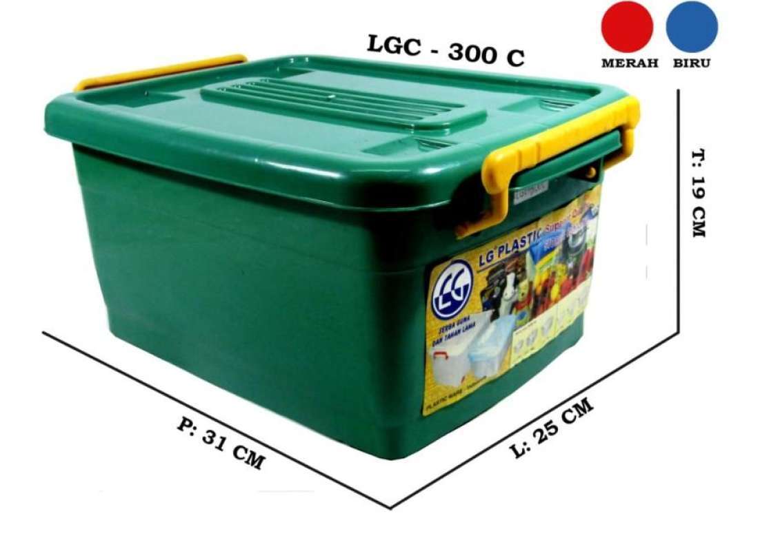 Jual Box Container 18 Liter / Box Penyimpanan / Box Serbaguna Di Seller ...