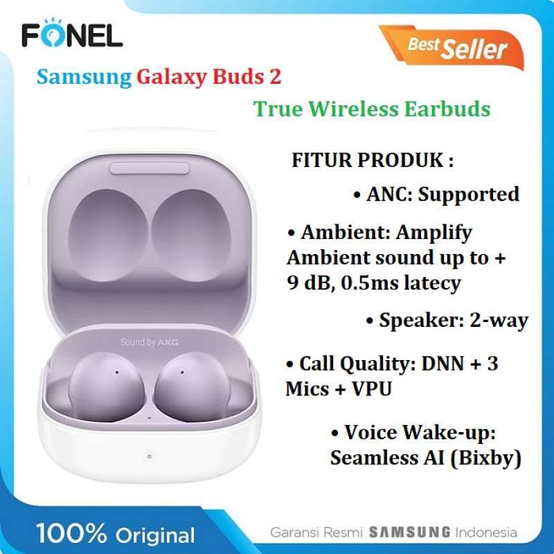 Jual Samsung Galaxy Buds2 / Samsung Buds 2 Anc [garansi Resmi Sein] Di ...