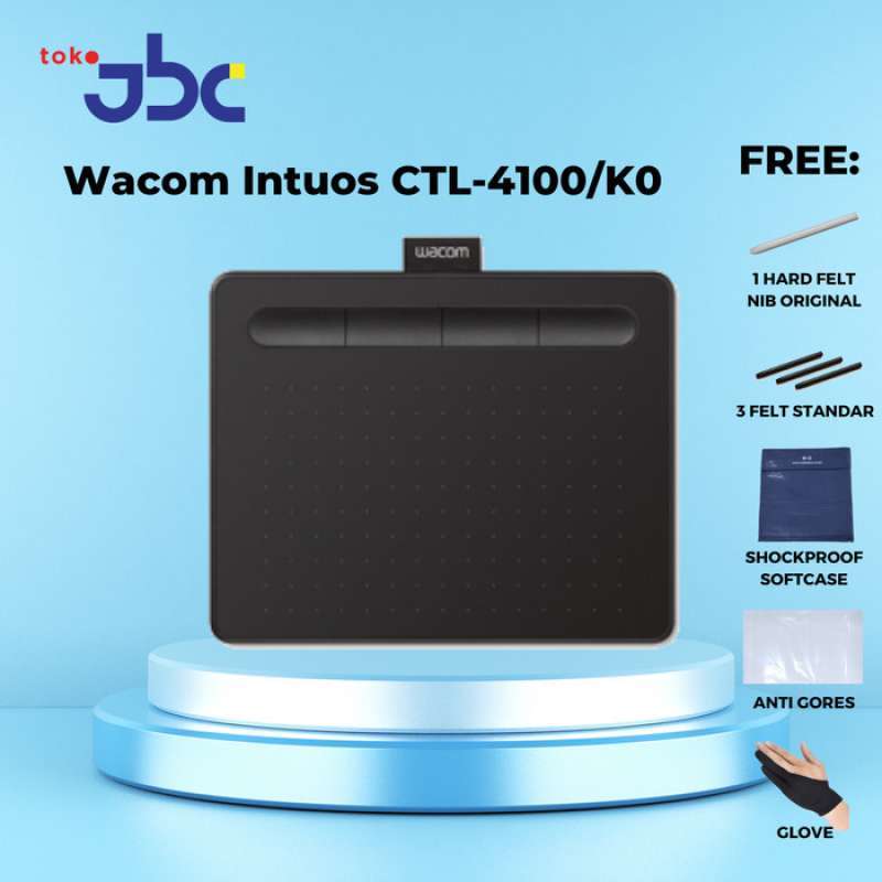 Promo Wacom Intuos Ctl4100 / Ctl 4100 Drawing Tablet 4096 Pressure ...