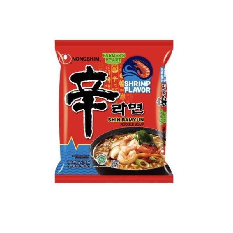Promo Mie Mi Instan Korea Nongshim Shin Ramyun Shrimp Flavour Rasa ...