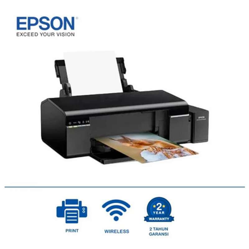 Promo Epson L805 Wi-Fi Photo Ink Tank Printer Diskon 14% di Seller CALVIN COMPUTER Official ...
