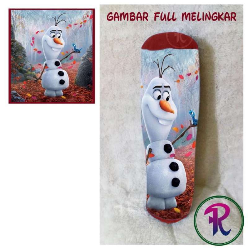Jual Olaf Frozen 2 Guling Full print BISA tambah NAMA Custom Bahan ...