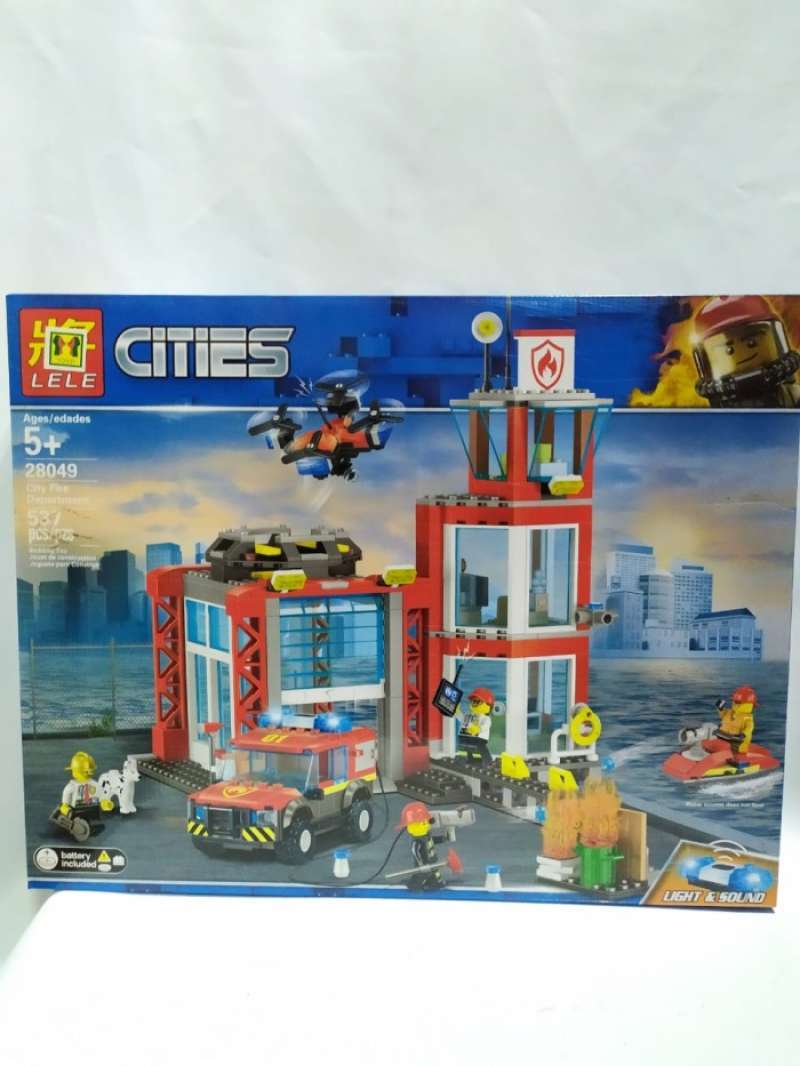 Promo Mainan Blok LeLe Lego Cities City Brick Blok Susun 28049 Diskon 9 ...