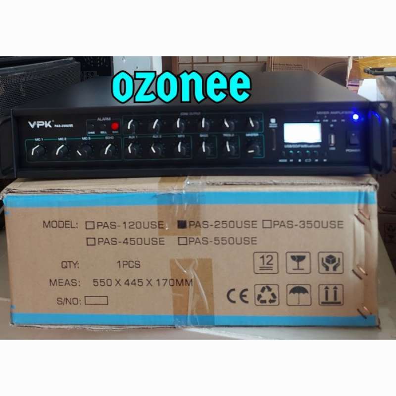Promo Ampli Vpk Pas 250 Use Amplifier Vpk 250 Use 6 Zones Usb Bluetooth ...