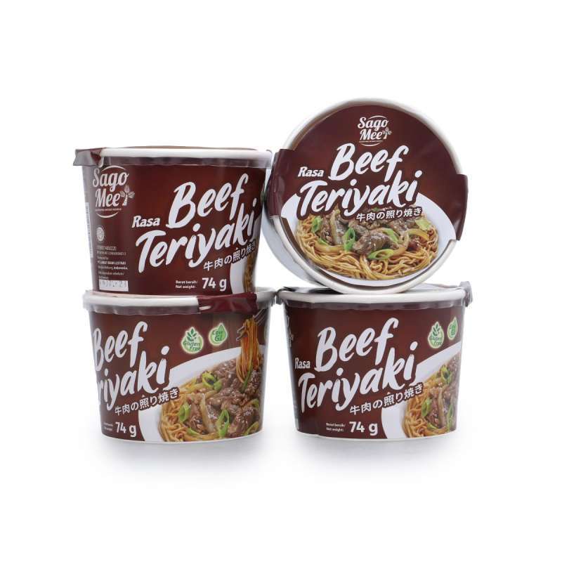 Jual SAGO MEE Paket 4 BEEF TERIYAKI gluten free mie instan di Seller ...