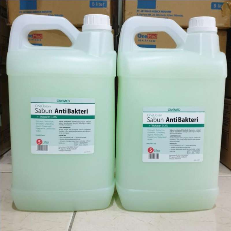 Jual REFILL Sabun Antibakteri OneMed 5 Liter / Sabun Cuci Tangan OneMed ...