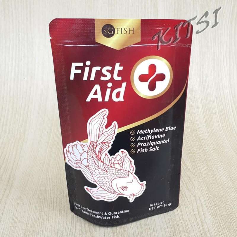 Jual FIRST AID Plus SG - OBAT IKAN Tablet Garam METHYLENE BLUE ...