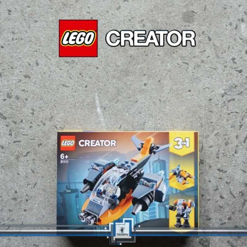 Jual LEGO CREATOR 31111 CYBER DRONE di Seller Jasminee Collection ...