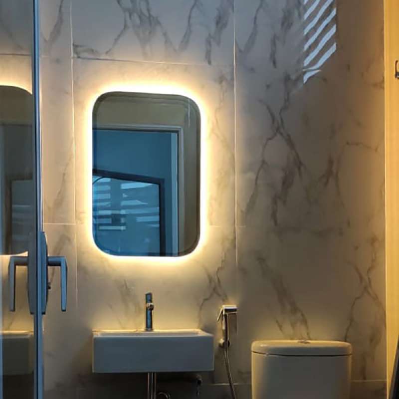 Promo Sweetfavorites Touchscreen Led Mirror Cermin 5 Mm Bevel Kaca ...