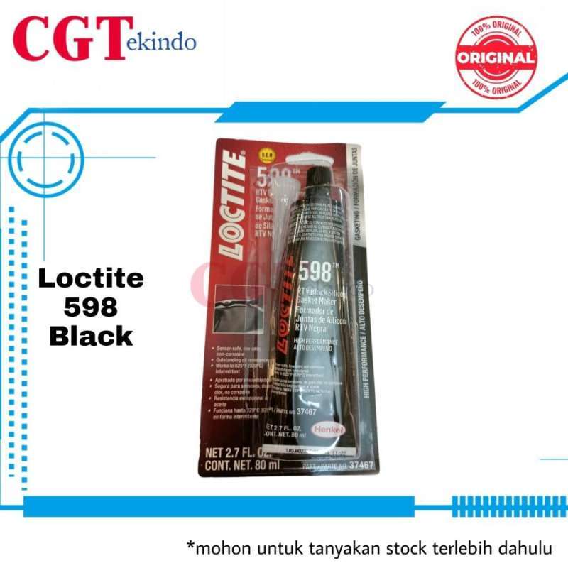 Jual Loctite 598 Black RTV Silicone Gasket Maker di Seller CGTekindo ...