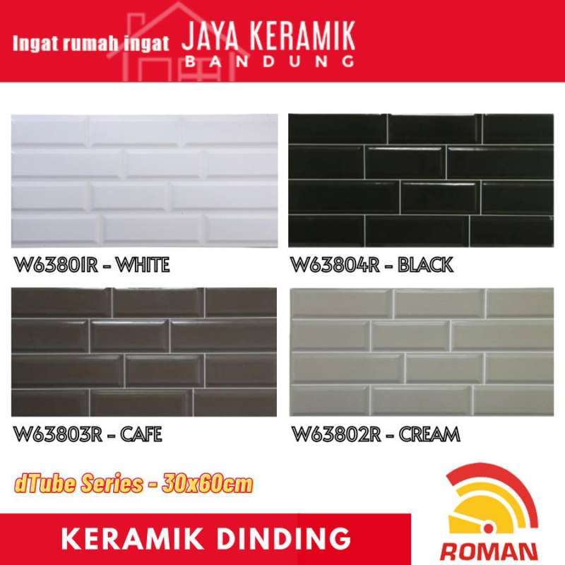 Jual Keramik Dinding Roman dTube Series 30x60 - W63804R di Seller ...