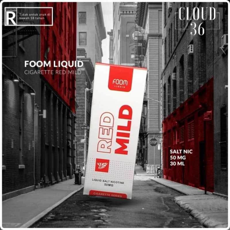 Jual Liquid Foom Red Mild Salt Nic 30Ml - 50Mg Kode 363 di Seller ...