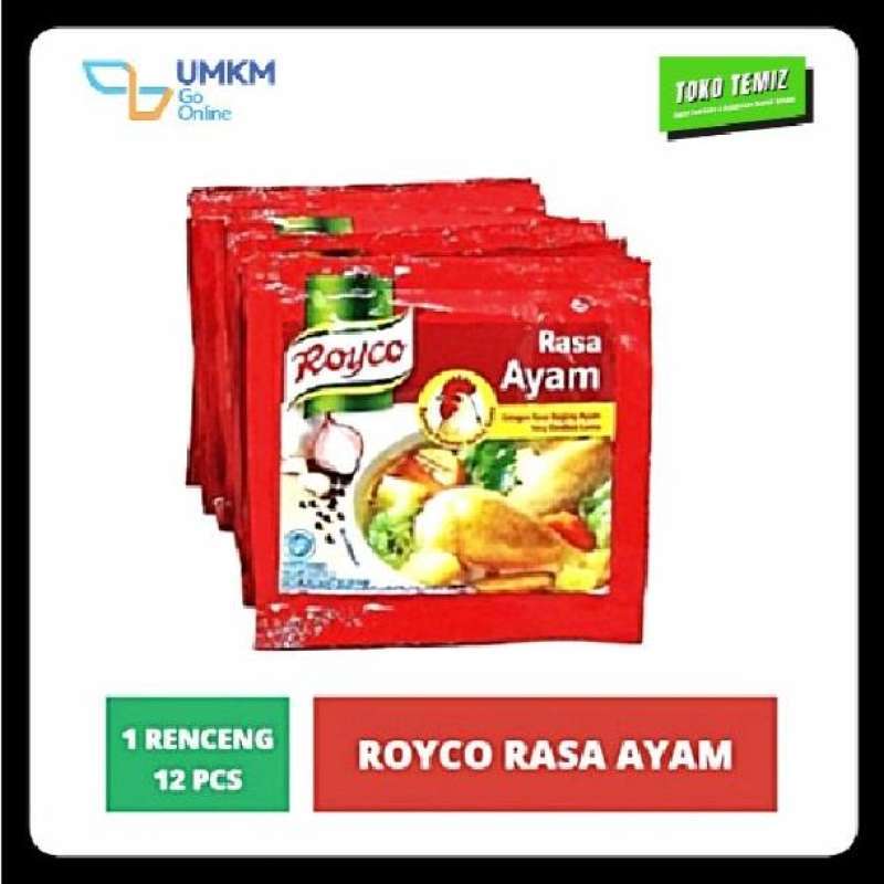 Jual Royco Rasa Ayam 1 Renceng Isi 12 di Seller Toko Temiz ...