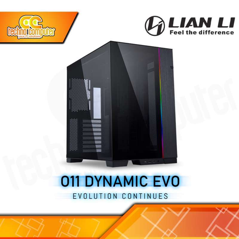 Jual Casing Lian Li O Dynamic Evo Black E Atx Case Tempered Glass Di Seller Techno Computer