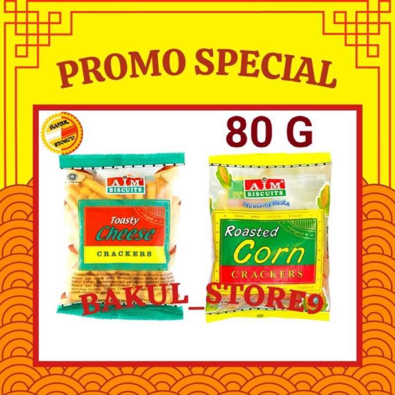 Jual Aim Roasted Corn / Toasty Cheese Crackers 80g All Varian Di Seller Bakul Store9 - Sukoharjo ...