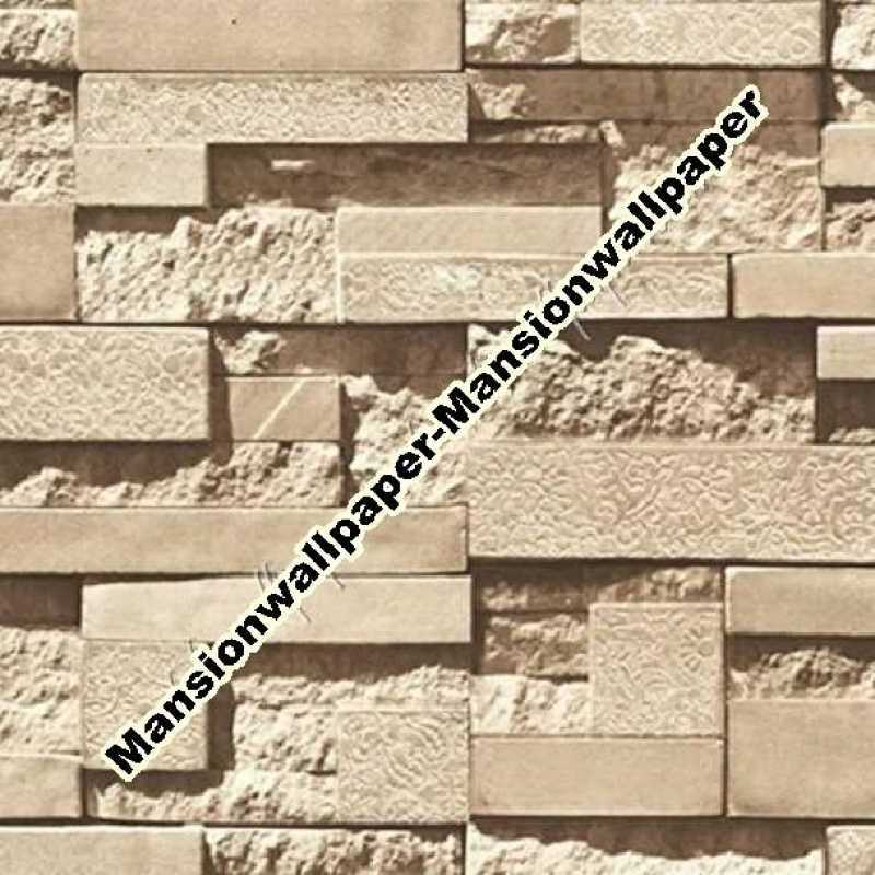 Jual Wallpaper Dinding Batu Bata 3D Artistik di Seller MansionWallpaper ...