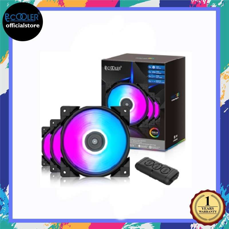 Promo Pccooler Halo Rgb (3 In 1) Fan Set Diskon 22% Di Seller Pccooler ...