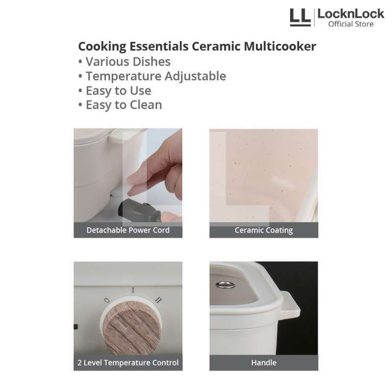 Jual Locknlock Electric Cooker 1.8l - Ejp528wht Di Seller Locknlock ...