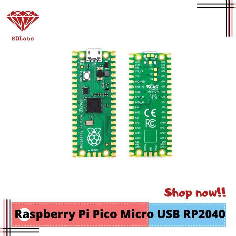 Promo Raspberry Pi Pico Rp2040 Rp 2040 Arm Microcontroller Board