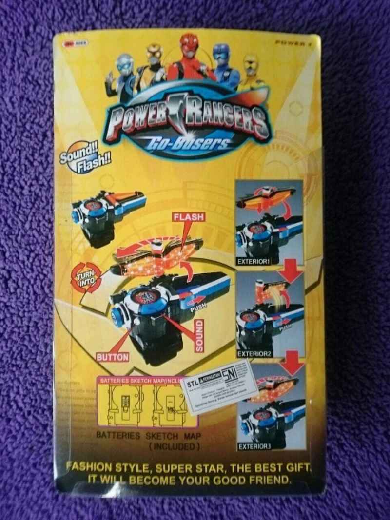 Jual Changer Go Buster Power Ranger Light & Sound - Gelang Super Hero ...