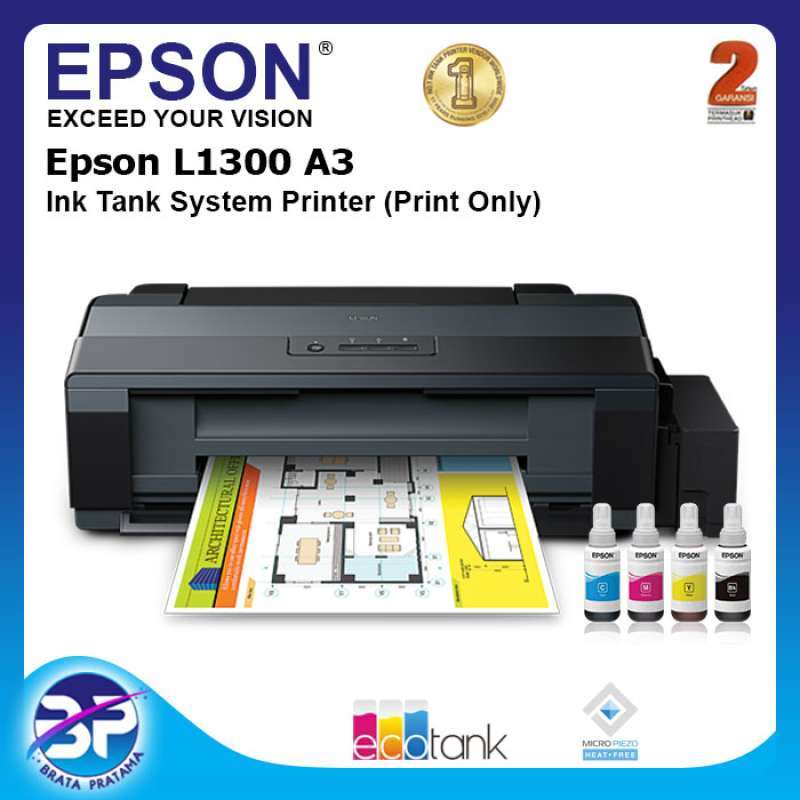 Jual Epson L1300 A3 Ink Tank Printer (Print Only) di Seller Brata ...