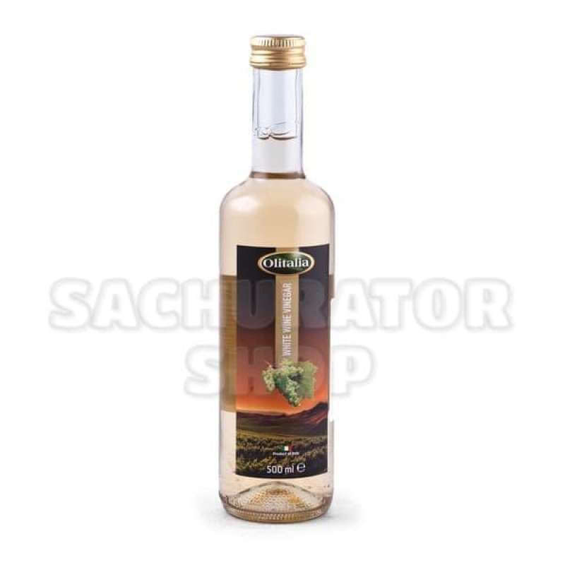 Jual Cuka Buah Anggur Putih Olitalia White Grape Wine Vinegar 500 Ml ...