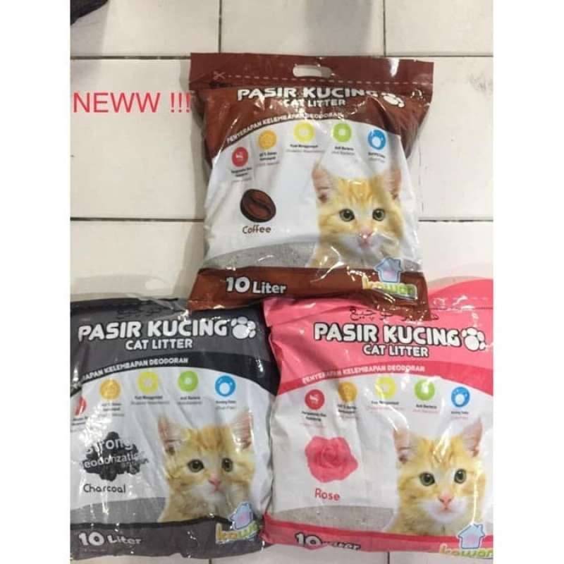 Jual Pasir Kawan 10 Liter Catsand New Variant - Pasir Kucing Gumpal ...