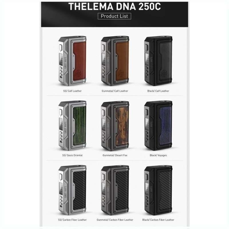 Jual Lost Vape Thelema Dna 250C Mod External 18650 Battery 200W Kode ...