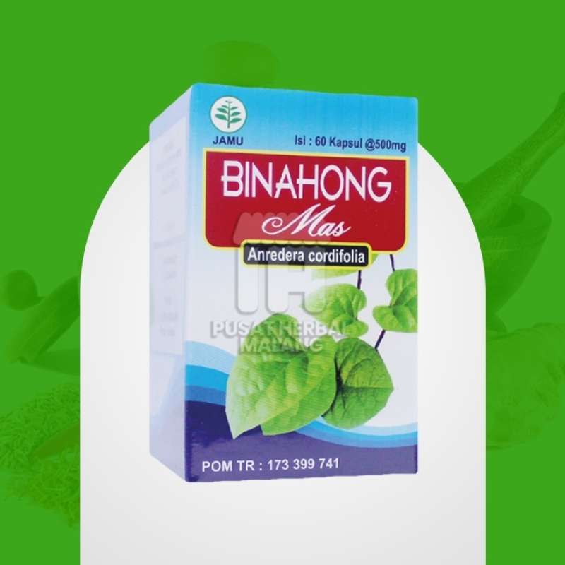Promo Kapsul Binahong Mas Ekstrak Daun Binahong Asli Isi 60 Kapsul
