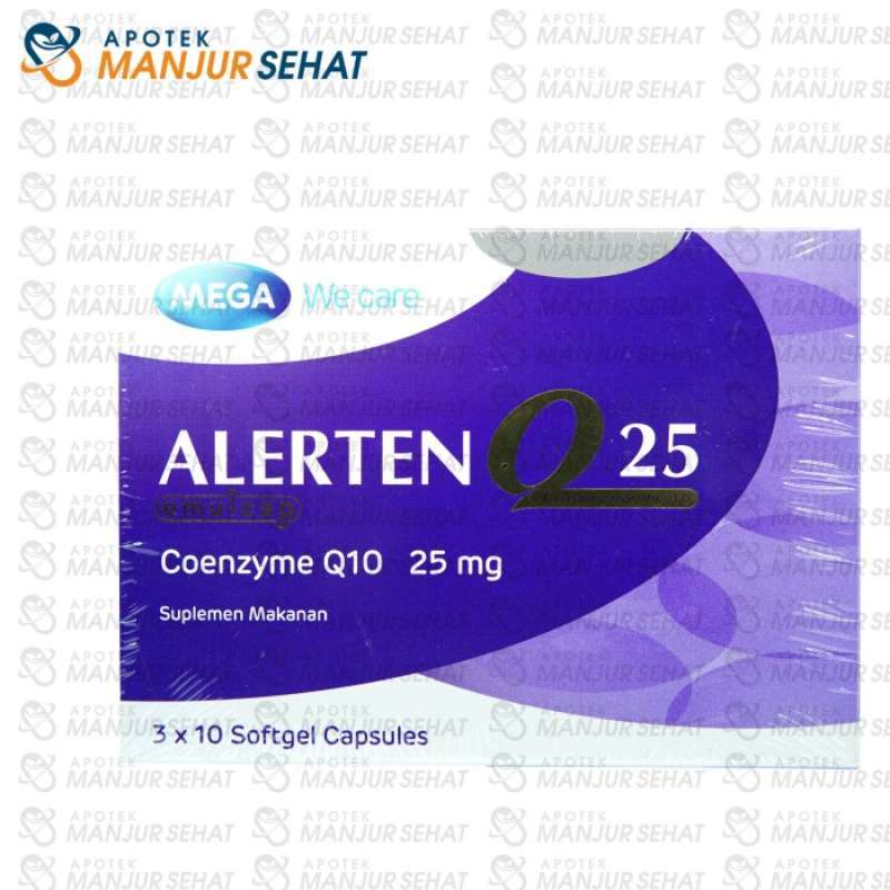 Promo OEM Mega We Care Alerten Q25 30 softgel capsules Diskon 50% di ...