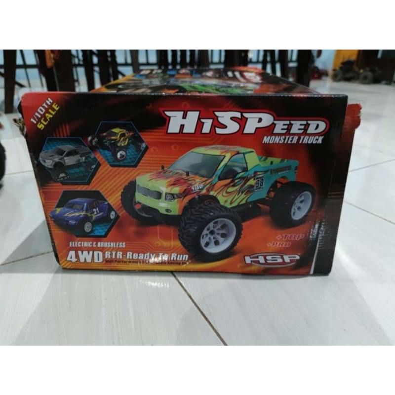 Jual HSP Racing 94188 Big Wheel 1/10 4WD Nitro Power Monster Truck RTR ...
