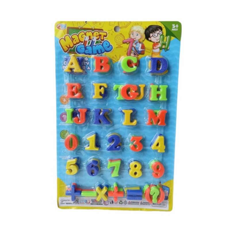 Jual BELAJAR ABJAD HURUF ALPHABET MAGNET TEMPELAN KULKAS PAPAN TULIS ...